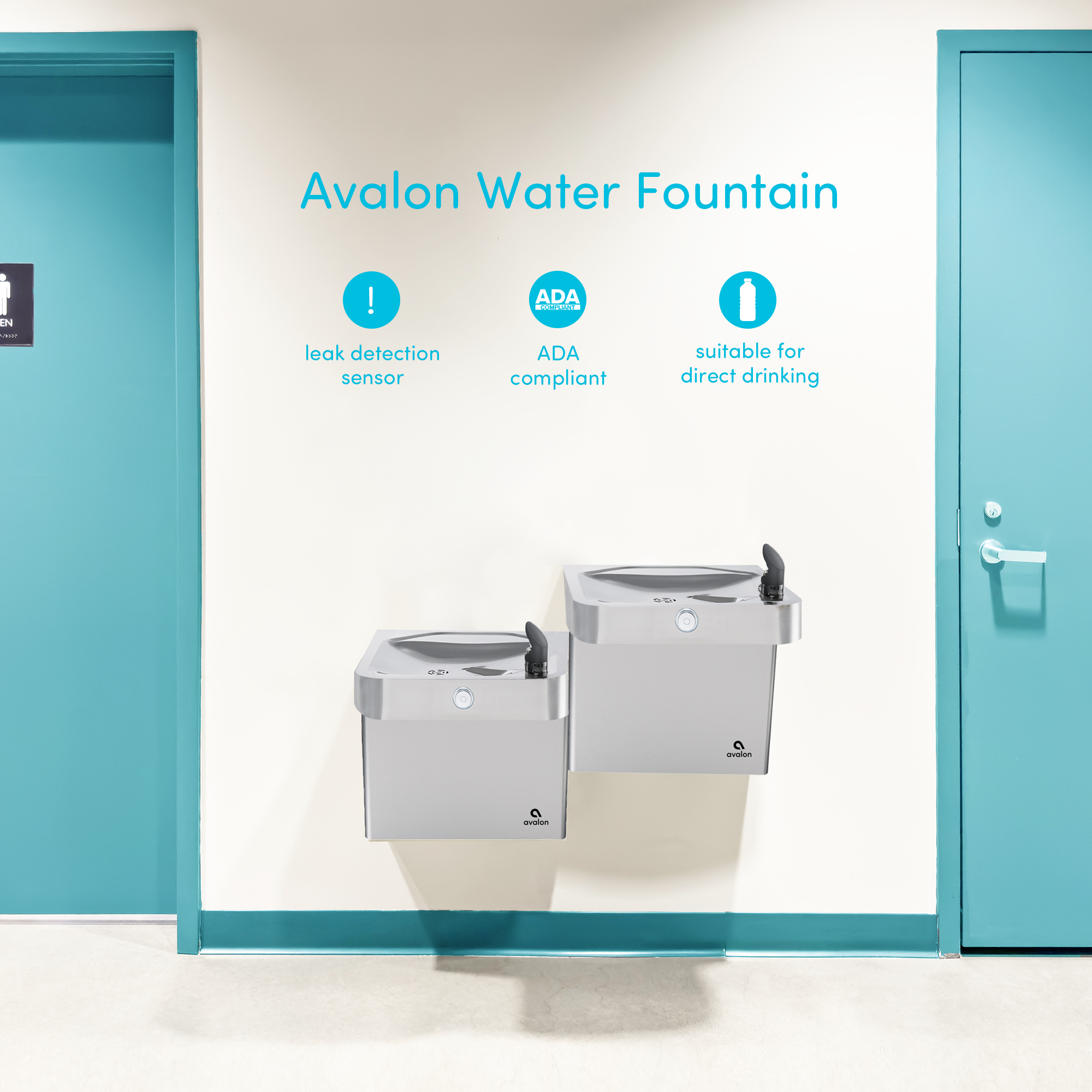 avalon wall mounted water fountain (A51-OFNC) – Avalon US